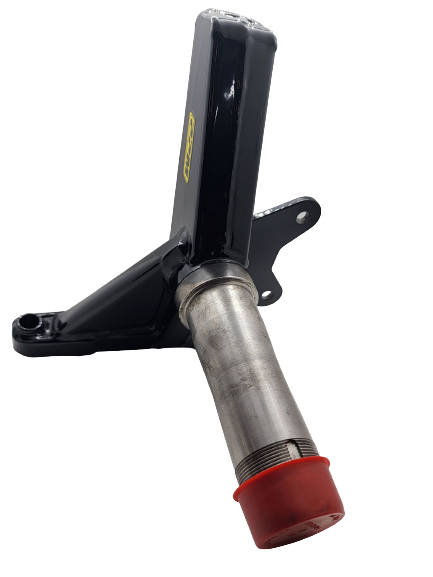 Spindle, Late Model, GRT, 3.5/1.25, Driver Side, Steel, Black Powder ...
